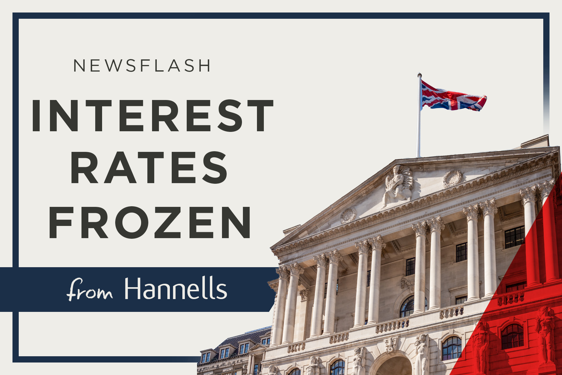Newsflash: Interest Rates Frozen At 5.25% By Bank Of England - Estate ...